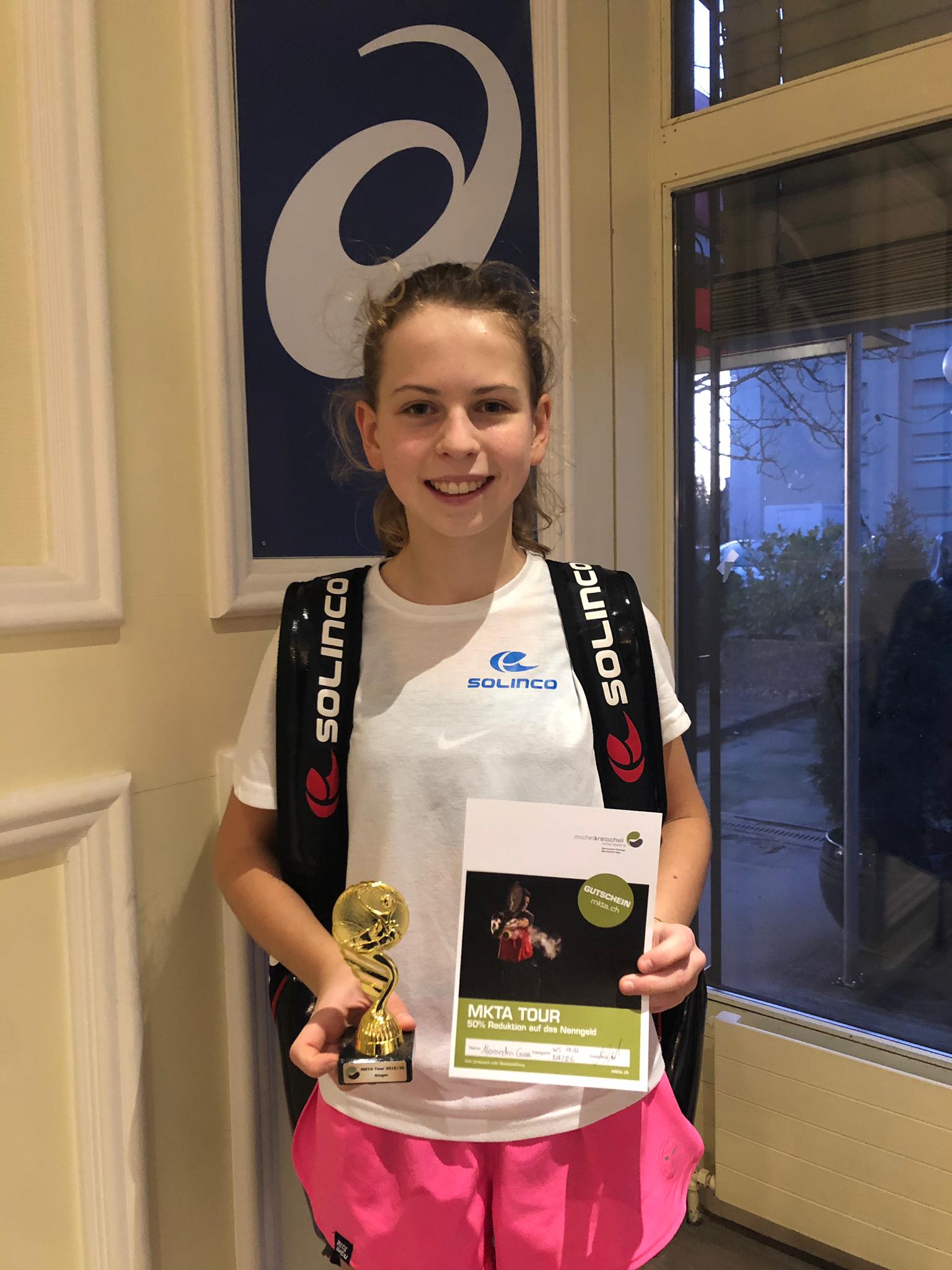 Alexandra Gasser gewinnt Gold – dedial TENNIS ACADEMY
